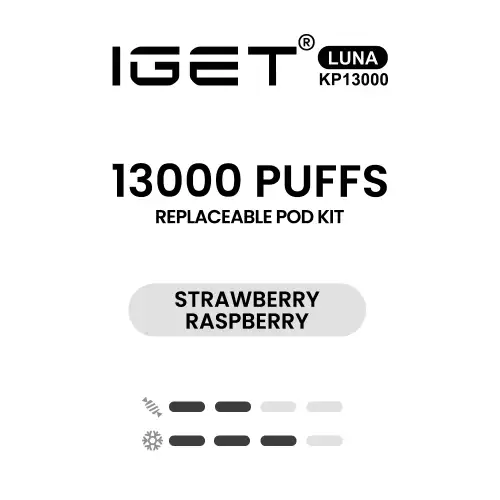 IGET LUNA KP13000 KIT Strawberry Raspberry - $29.98 | VPZ NZ